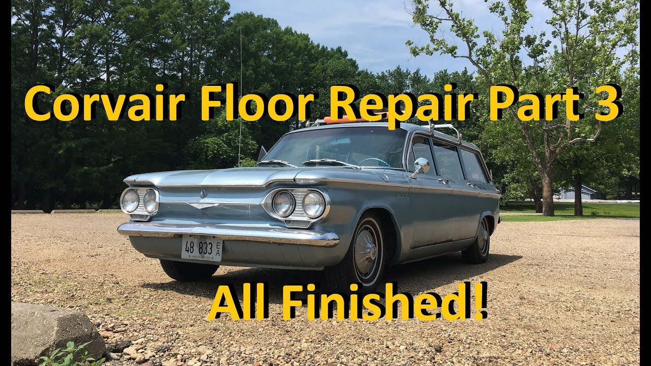 How To Replace Rusty Floor Panels in a Chevrolet Corvair Part 3 - YouTube