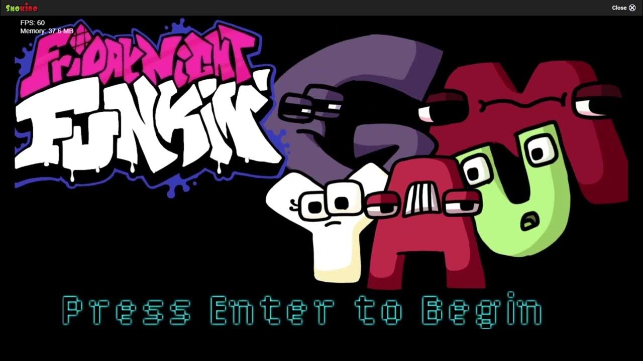 🎤Friday Night Funkin | FNF Vs. Alphabet Lore | Snokido - YouTube