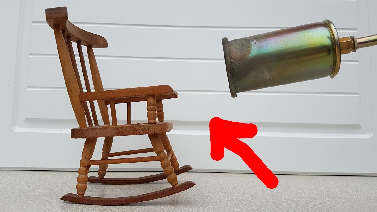 GIANT Gas Torch Vs Chair Experiment - YouTube
