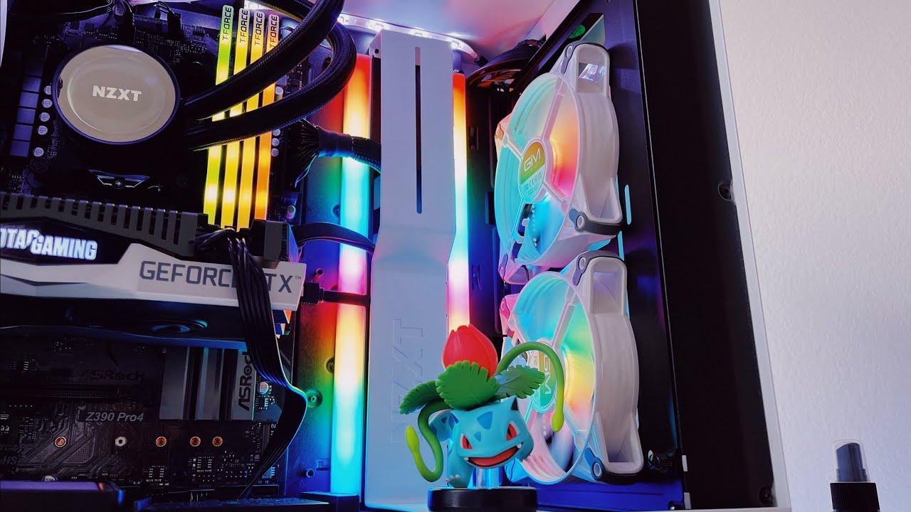 GIM Case Fans & LightBar SET UP and REVIEW (very detailed) - YouTube