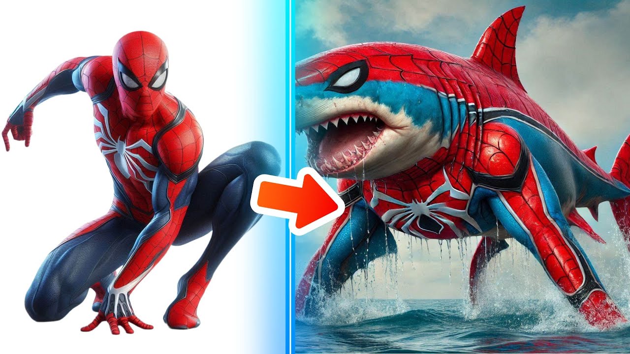 🎥 Superhero-Style Megalodons - Ultimate Power of the Deep! 🦈 | All ...