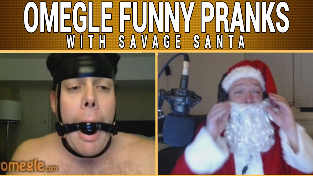 SAVAGE SANTA ROASTS EVERYONE on OMEGLE! - YouTube