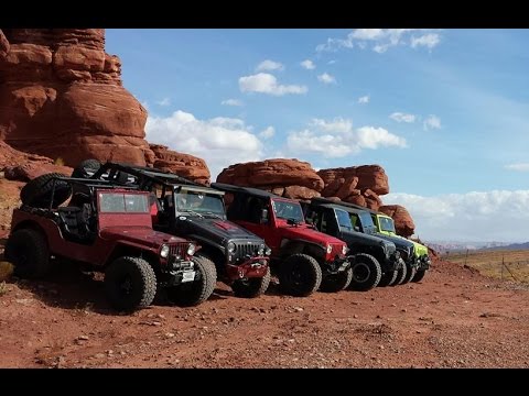 Moab Offroad: Jeep Willys and Wrangler Picture History - YouTube