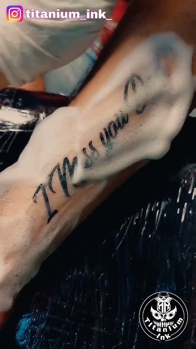 I Miss You Dad Tattoo Miss You Tattoo Mom Dad Tattoo Titanium Ink Jammu Youtube