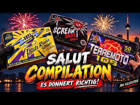 Brutaler SCHALL An Silvester!💥| XXL Salut Feuerwerk Compilation!