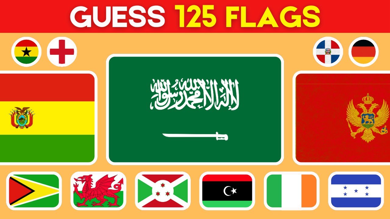 Are You Brave Enough to Identify These 125 Flags? (Ultimate World Flags ...