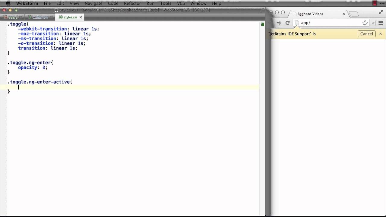 Egghead.io - AngularJS - animation basics - YouTube