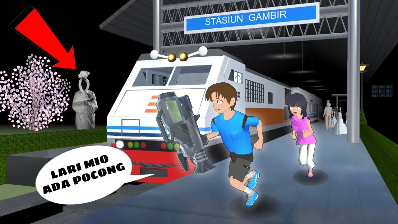 Yuta Dan Mio Explore Stasiun Kereta Berhantu Malam Jumat Keliwon ...