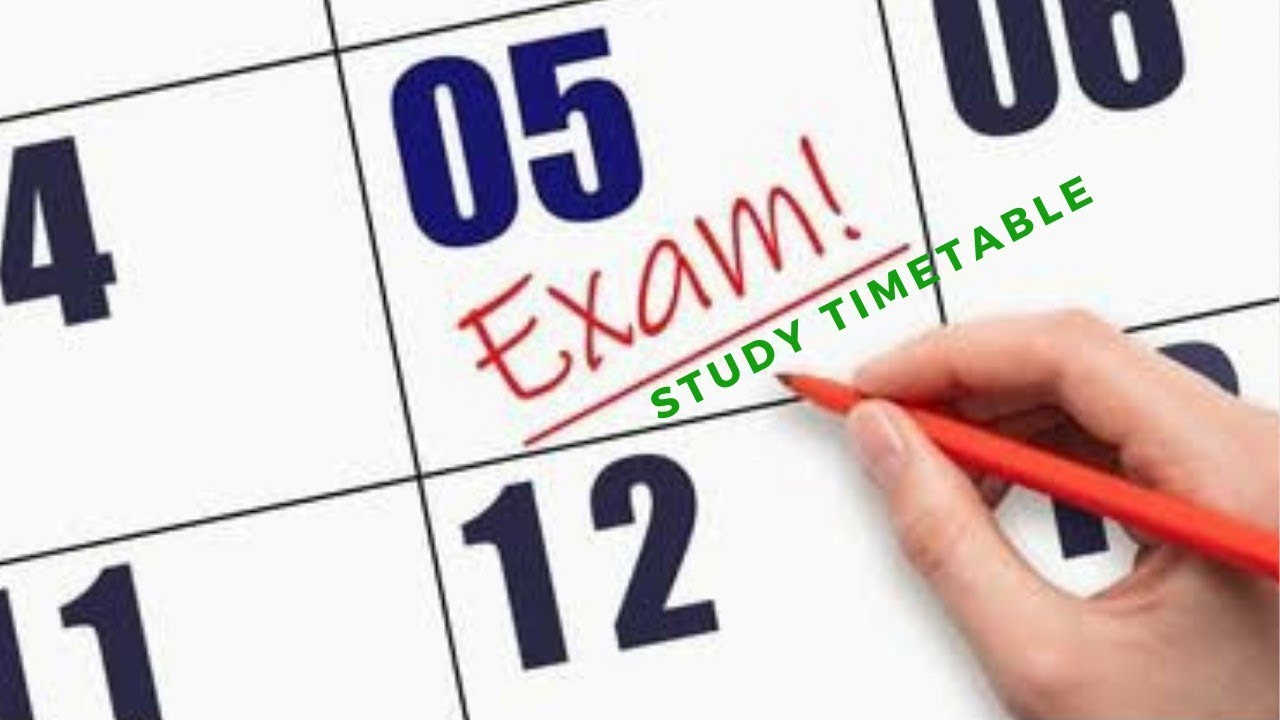 How To Prepare Exam Study TimeTable And It's Benefits । Study Timetable ...