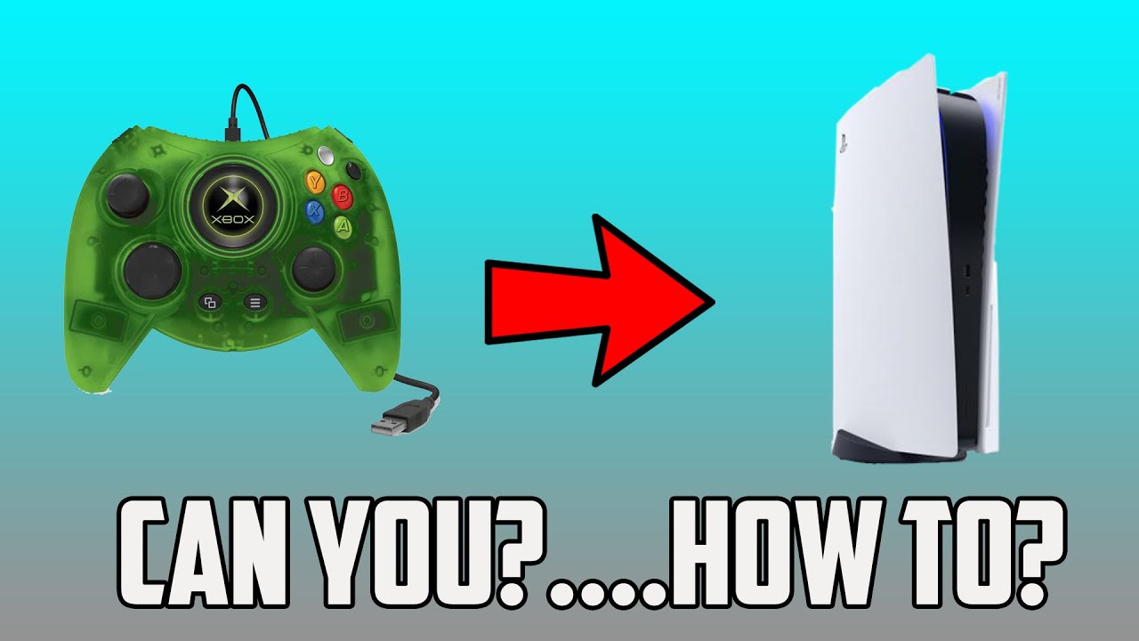 How To Use Xbox One Duke Controller on Xbox 360, PS3, PS4, PS5 with ...