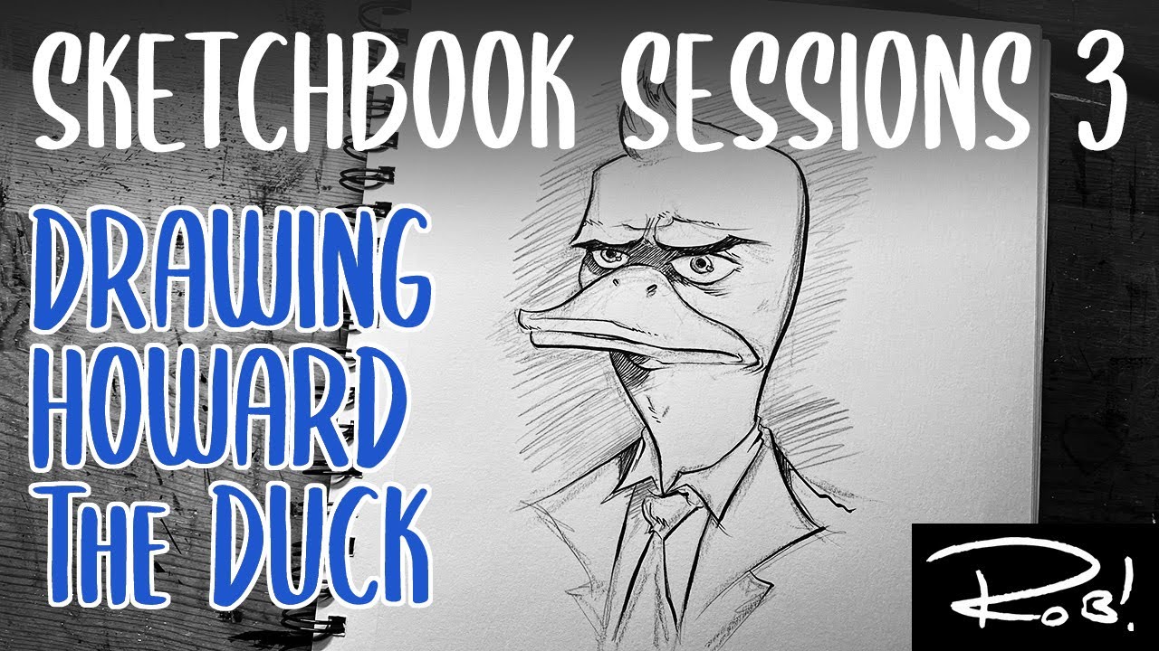 DRAWING HOWARD THE DUCK | Sketchbook Session 03 - YouTube