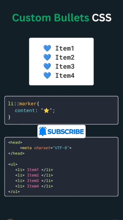 Customize List Items with Emojis Using CSS! 💀💥 #coding #webdevelopment #reels #trending - YouTube