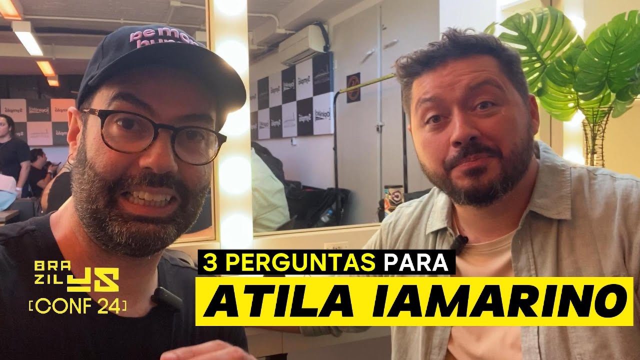 3 perguntas para Atila Iamarino | Entrevista na BrazilJS 2024 - YouTube