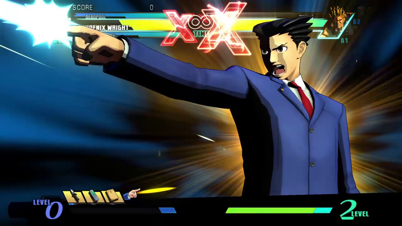 OP UMVC3 Phoenix Wright Combo 2 - YouTube