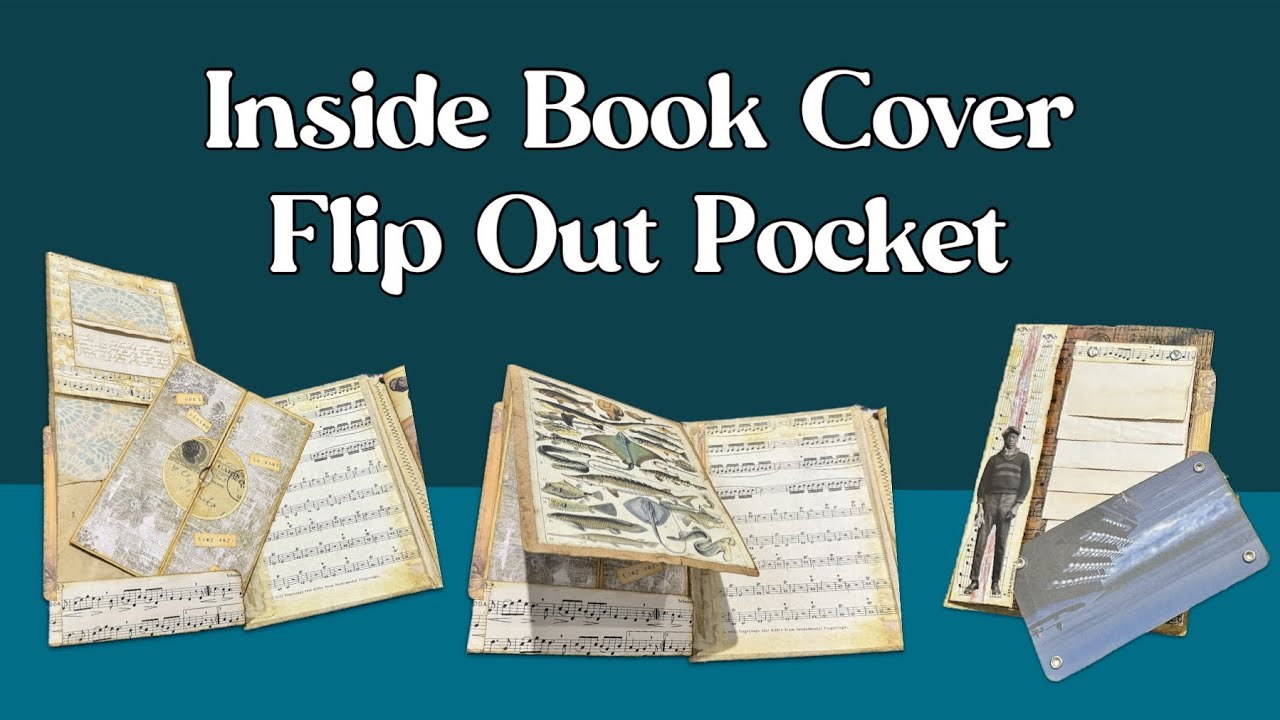 Inside Book Cover Flip Out Pocket, For Hidden Picture Magic Folder Flip - YouTube