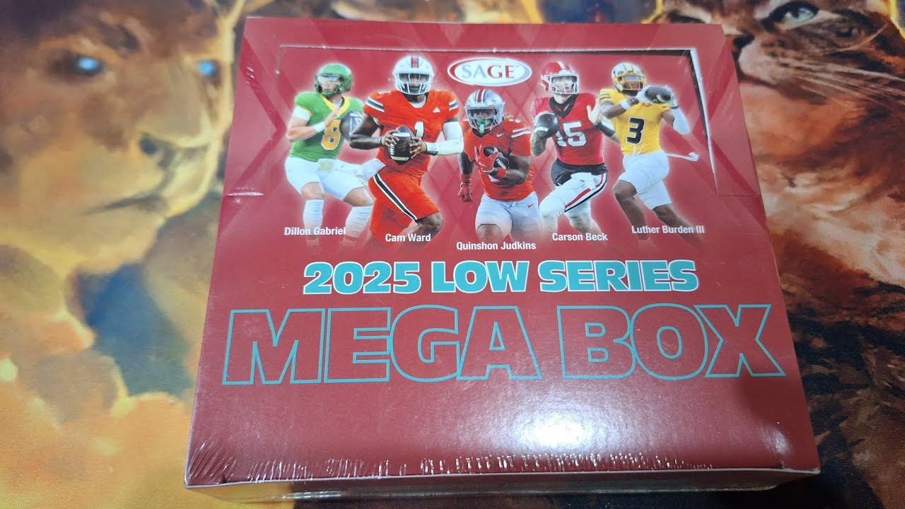 2025 Sage Football Mega Box Battle With Zach's Collections - 5 Autos ...