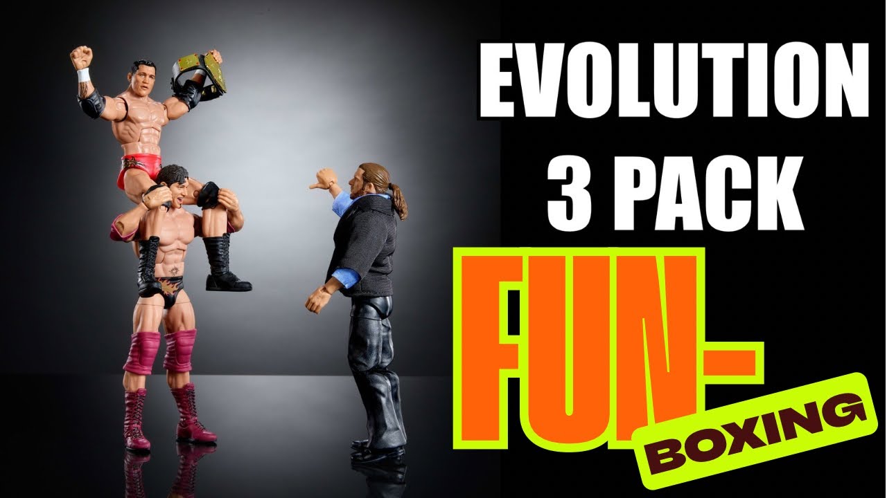 WWE Evolution Elite 3 Pack Unboxing - YouTube