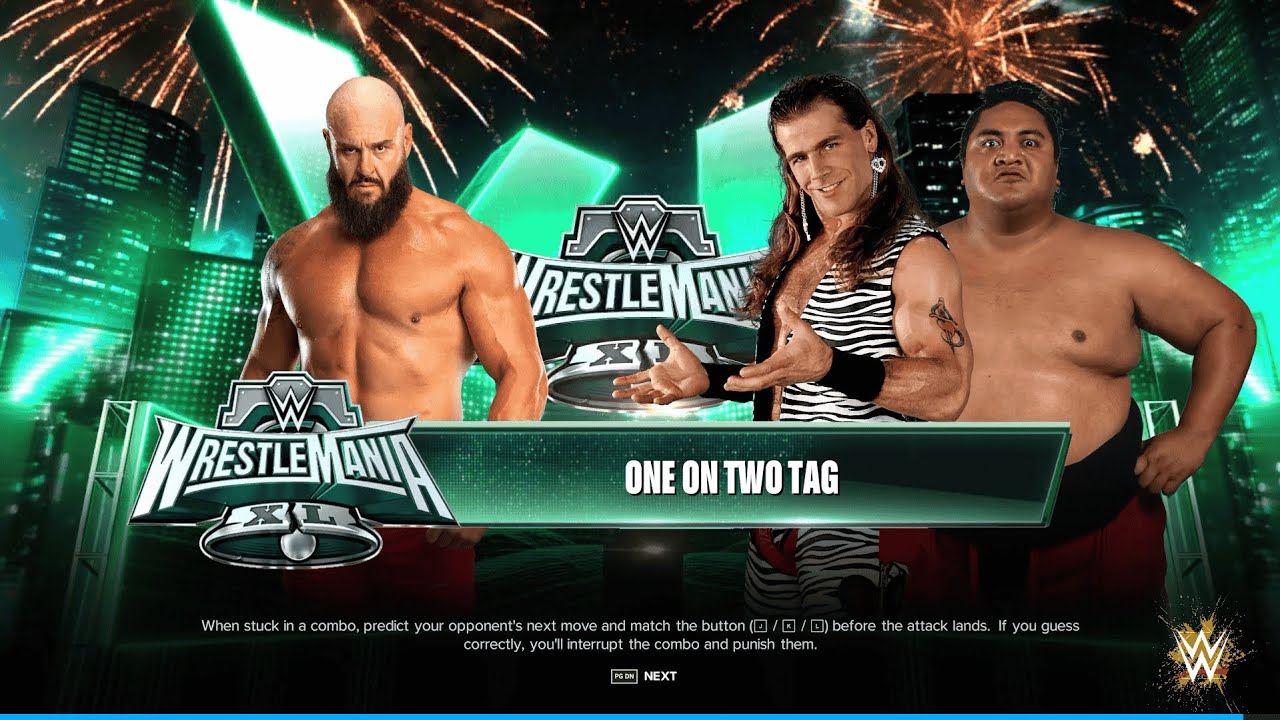 Braun Strowman vs Shawn Michaels & Yokozuna 💥 Handicap Match in WWE ...