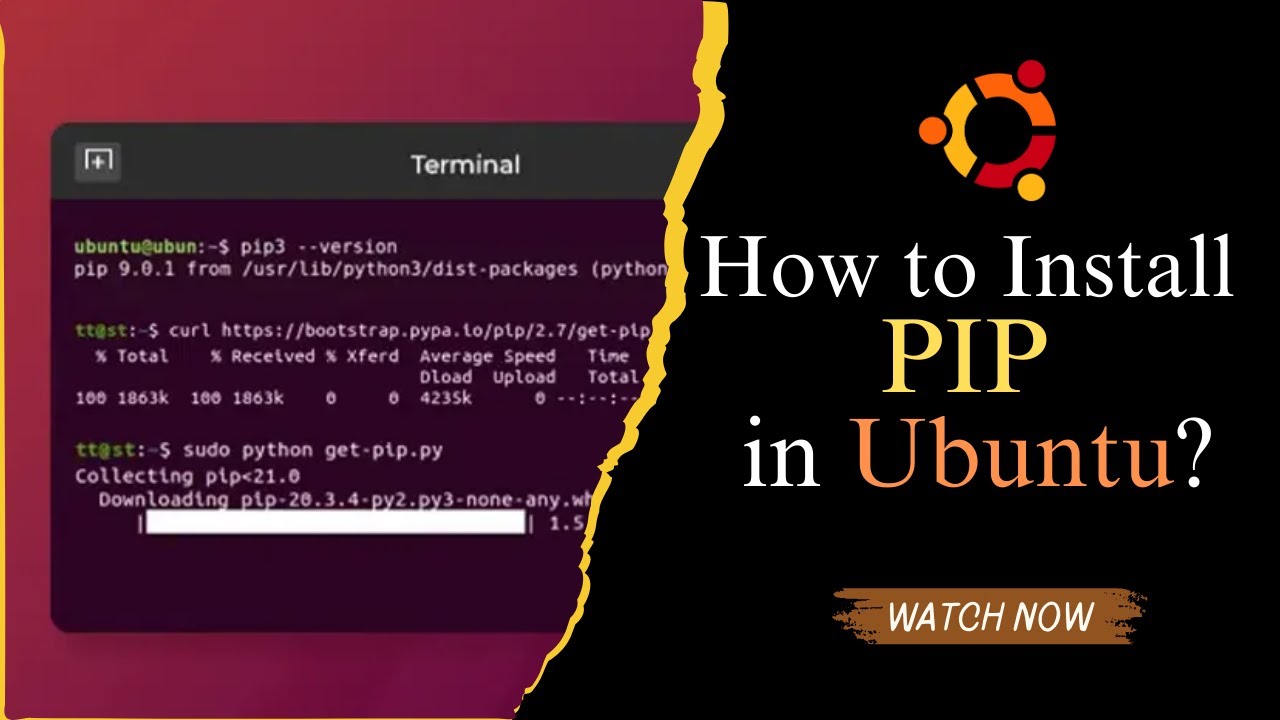 How to install PIP in Ubuntu? - YouTube
