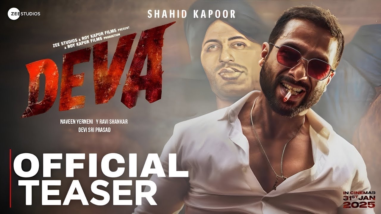 Deva Teaser | Shahid Kapoor | Deva Trailer | Deva Movie Trailer | Deva Official Trailer | Deva ...