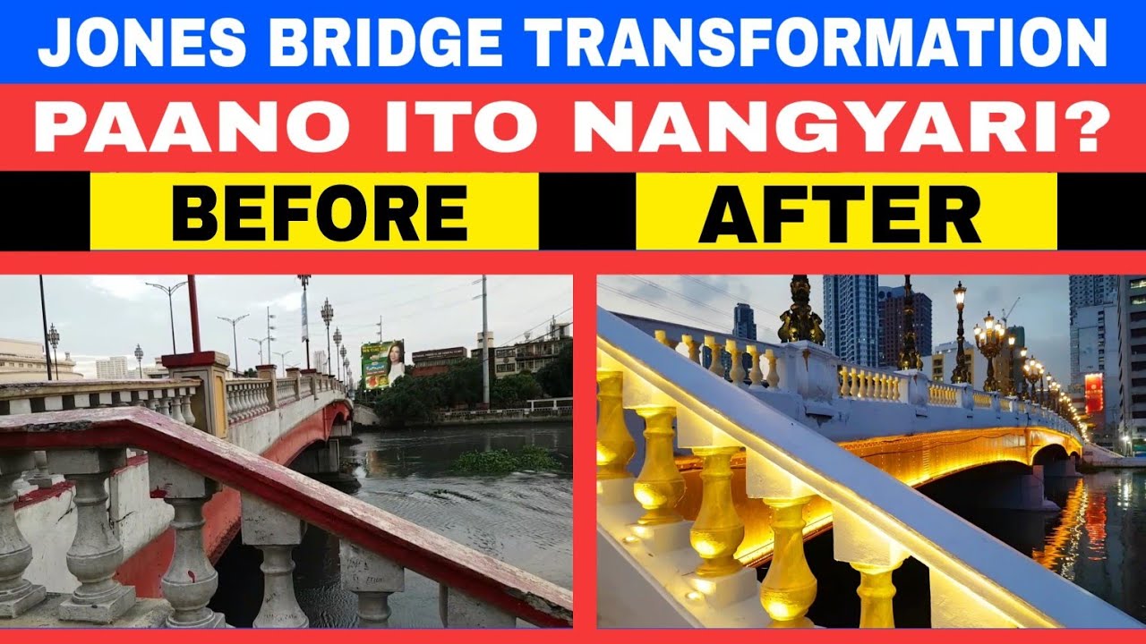 Before and After transformation of Jones Bridge - YouTube
