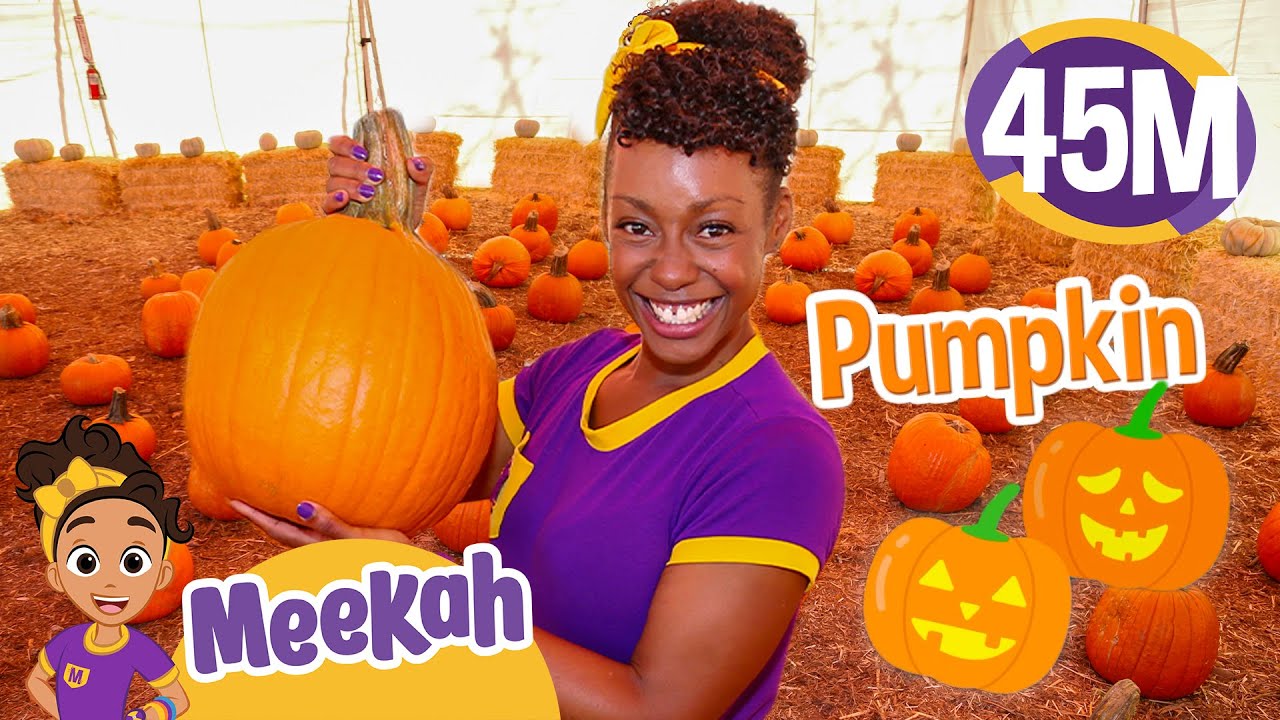 Meekah Visits the Pumpkin Patch - Halloween Marathon | Blippi and ...