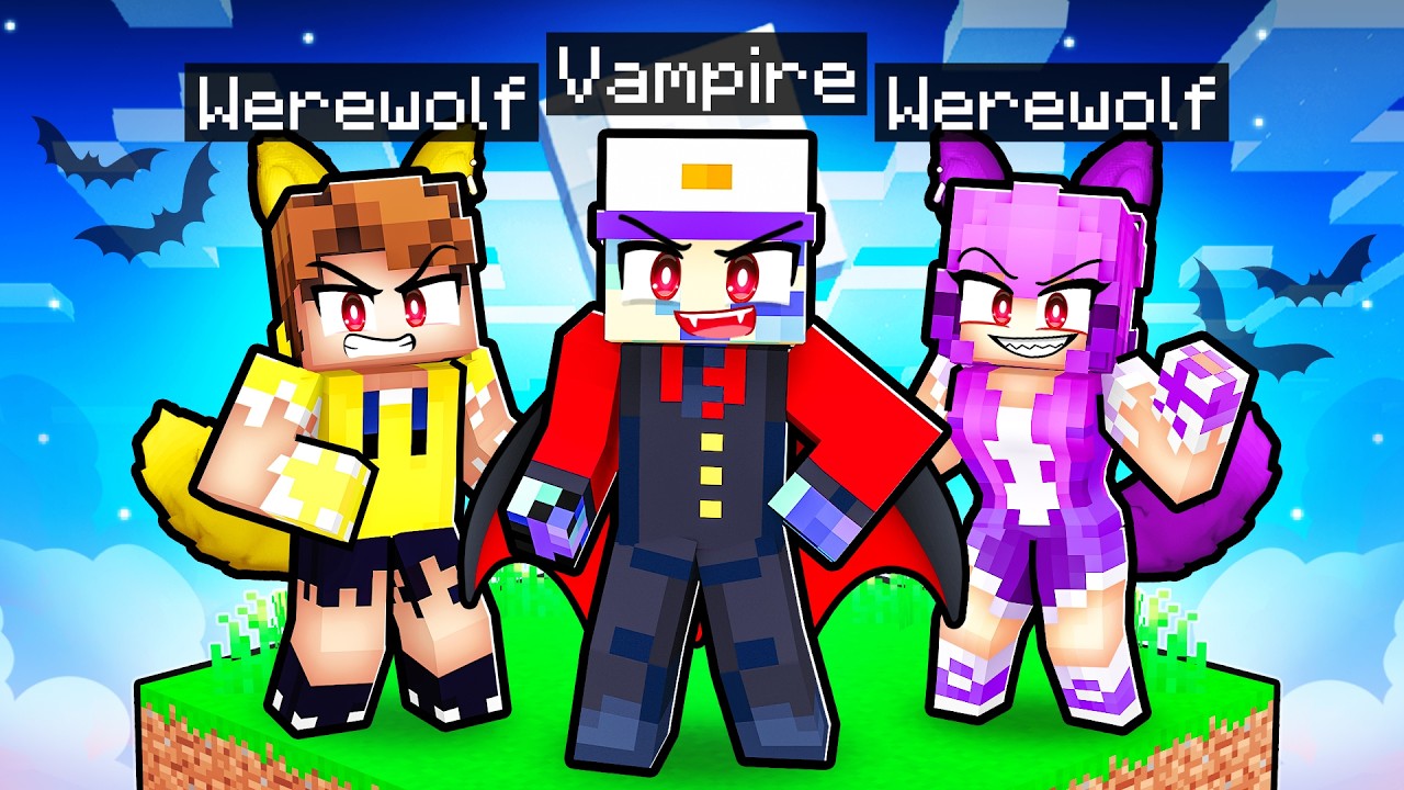 One VAMPIRE on an ALL WEREWOLF One Block! - YouTube