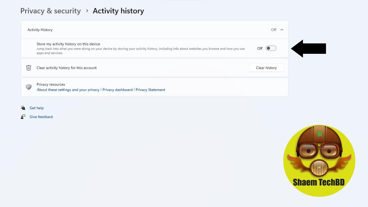 How to Enable Activity History on Windows 11 - YouTube