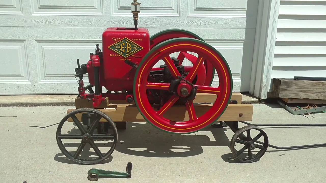 1916 Emerson Brantingham 1 1/2 hp Type-H - YouTube