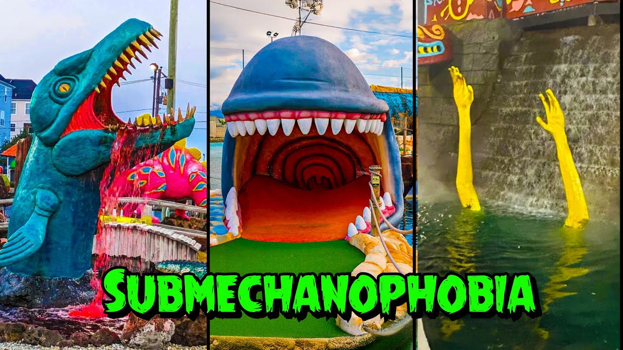 Top SCARIEST Underwater Animatronics! SUBMECHANOPHOBIA Golf Edition ...