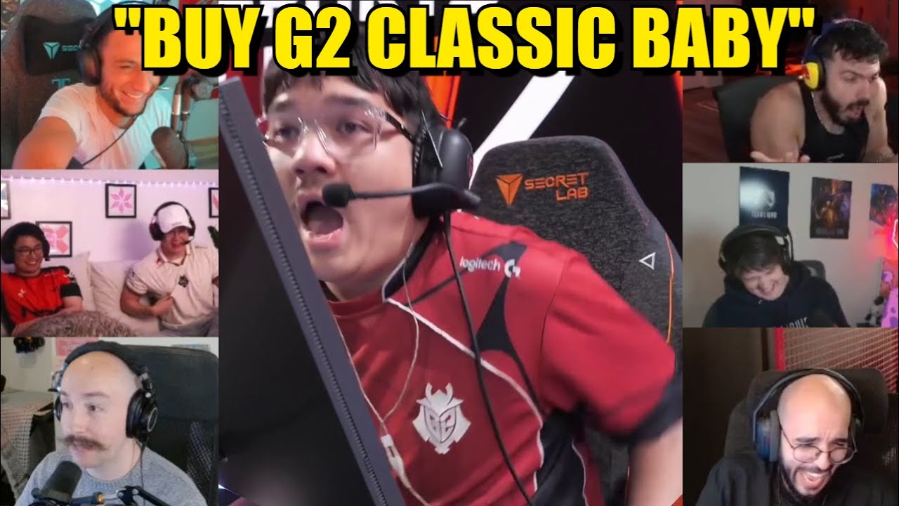 Jawgemo Says “BUY G2 CLASSIC BABY” After an ACE....Streamers React ...