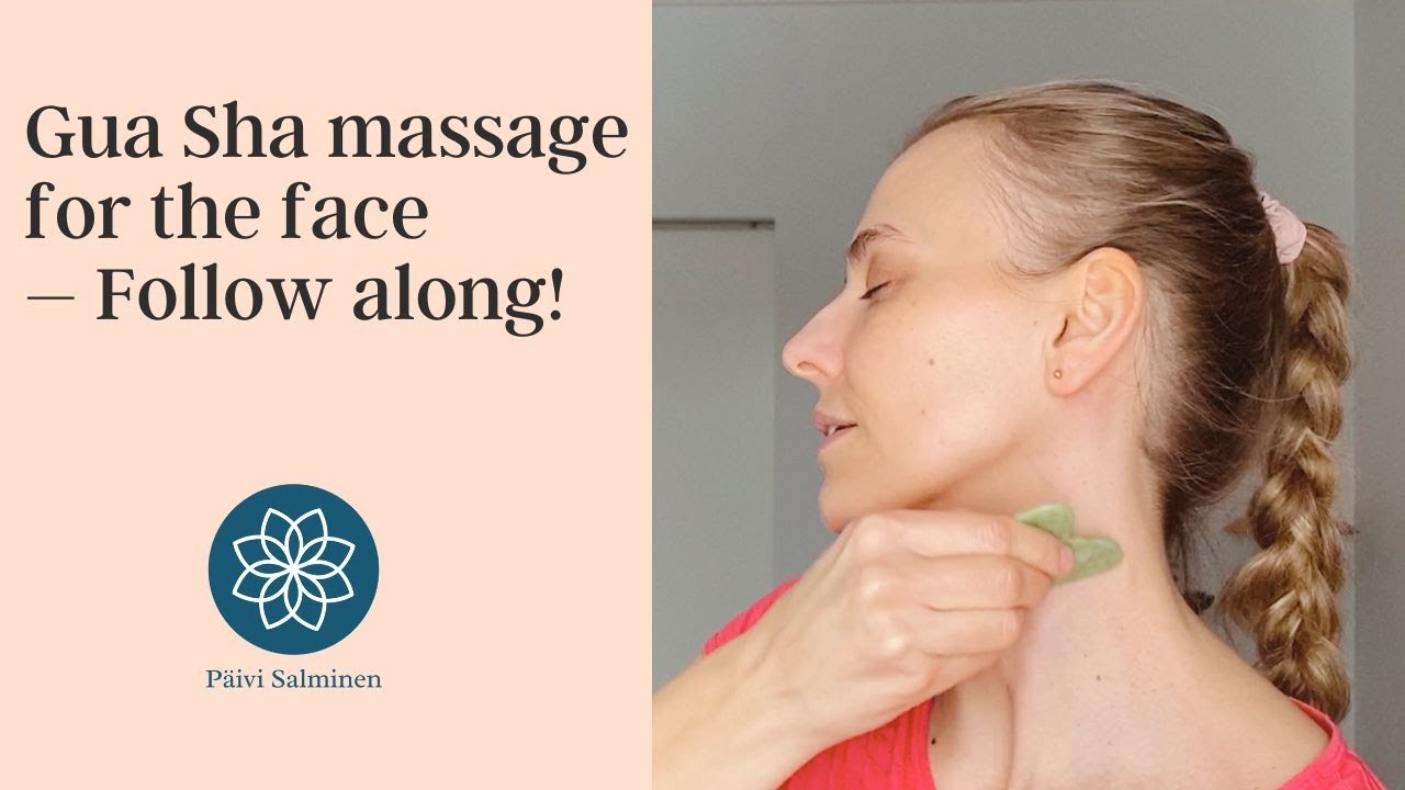 Follow along Gua Sha massage for the face - YouTube