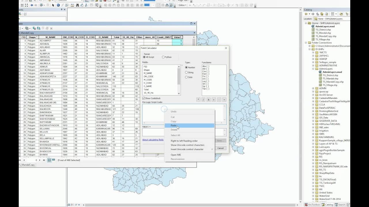 ArcGIS 10.2 - Create Random Values - VBScript - Field Calculator - YouTube