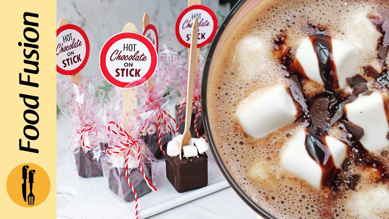 Hot Chocolate on Stick Recipe by Food Fusion - YouTube