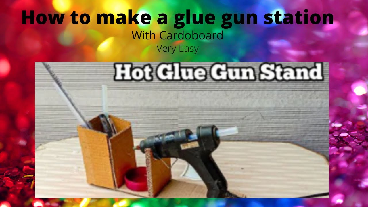 how to make a glue gun station - YouTube