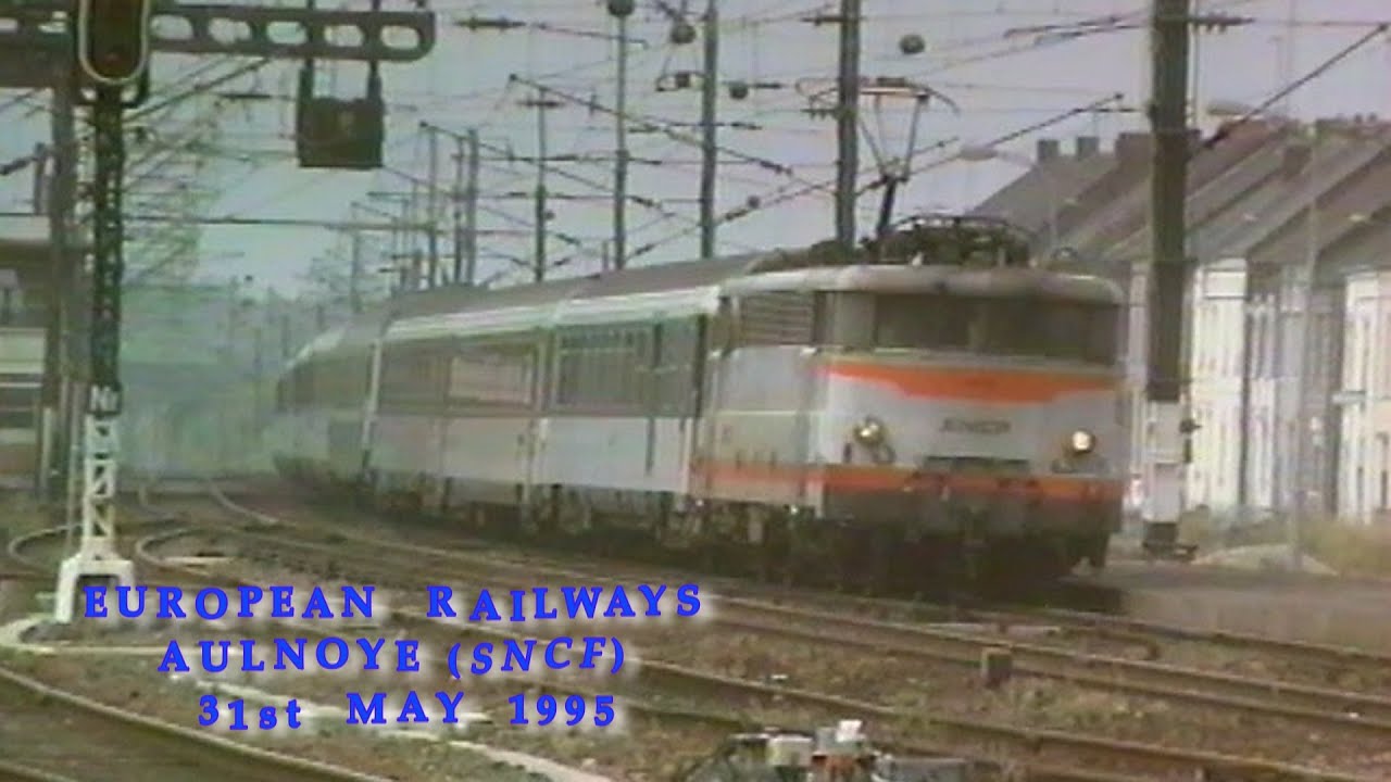European Railways in the 1990s Aulnoye Station (SNCF) Gare de Aulnoye ...