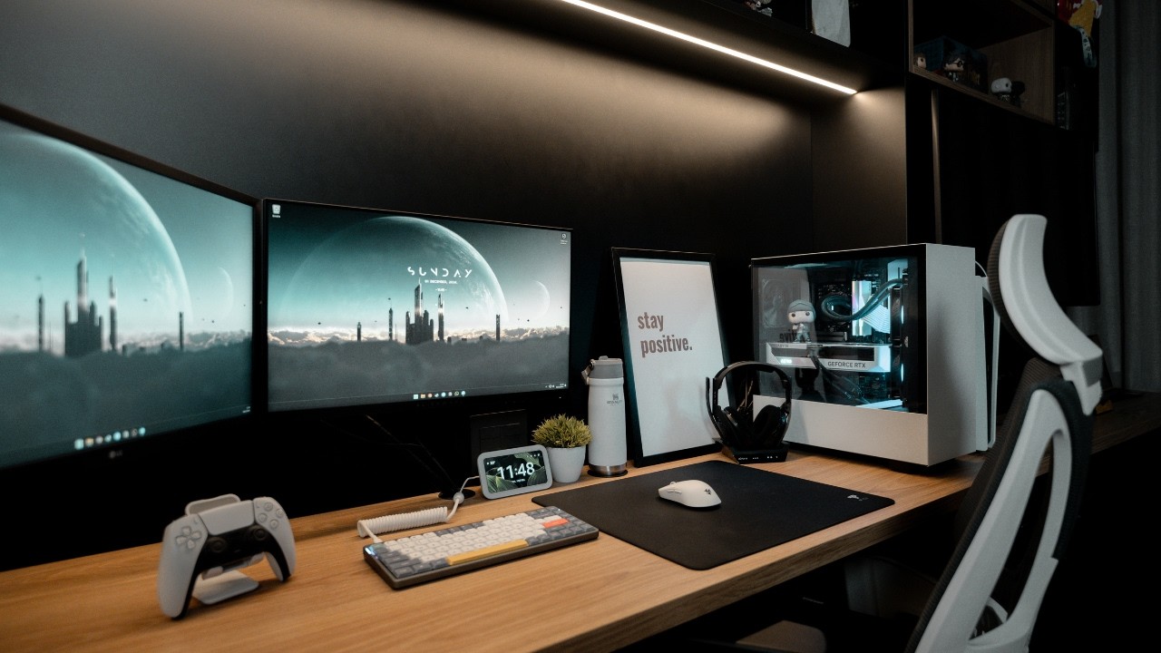 Meu Setup Gamer Minimalista dos Sonhos - YouTube