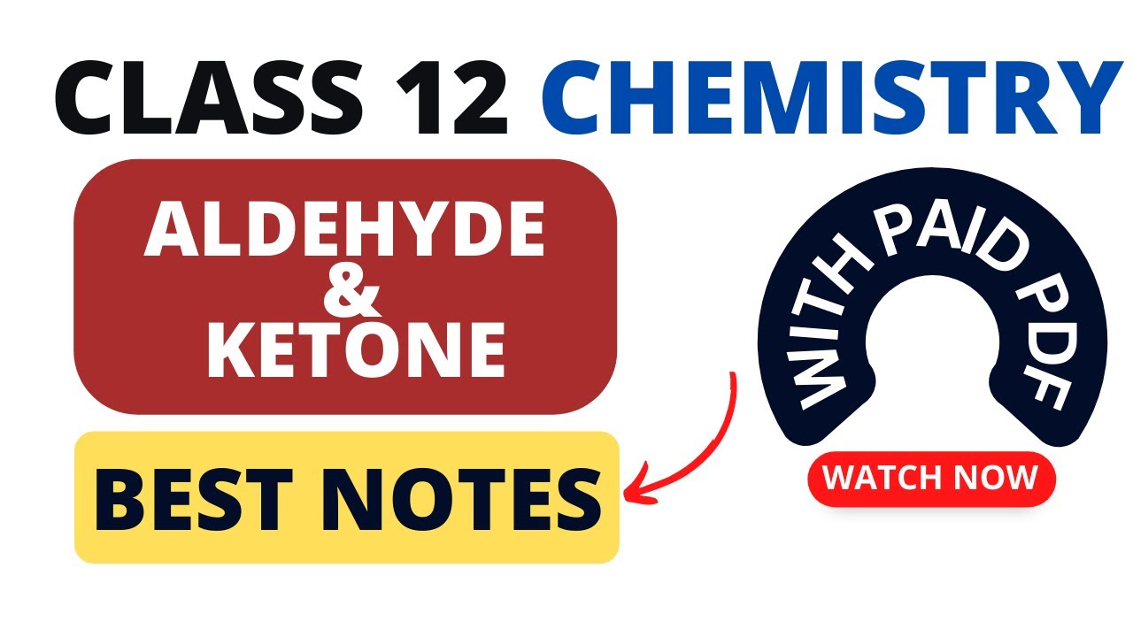 Class 12 Aldehyde & Ketone Notes | Handwritten | Chemistry - YouTube