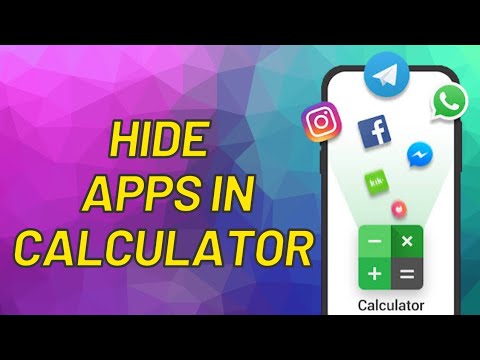 How to hide your phone apps in calculator? Calculator app hider - YouTube