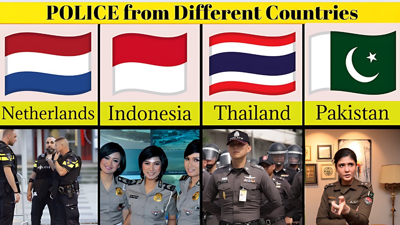 Police uniform from different Countries - YouTube