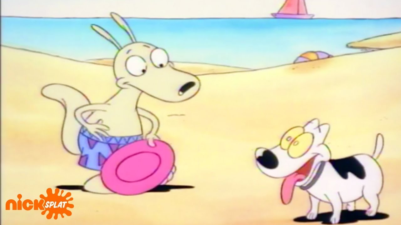 Frisbee Toss Gone Wrong | Rocko’s Modern Life | Nicktoons - YouTube