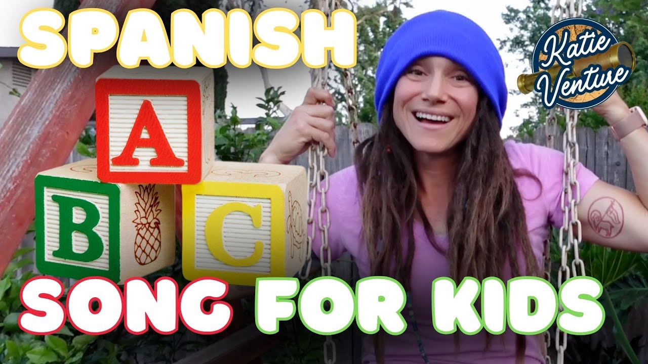 Spanish ABC Song for Kids | Dance Along + Word for Each Letter | Katie ...