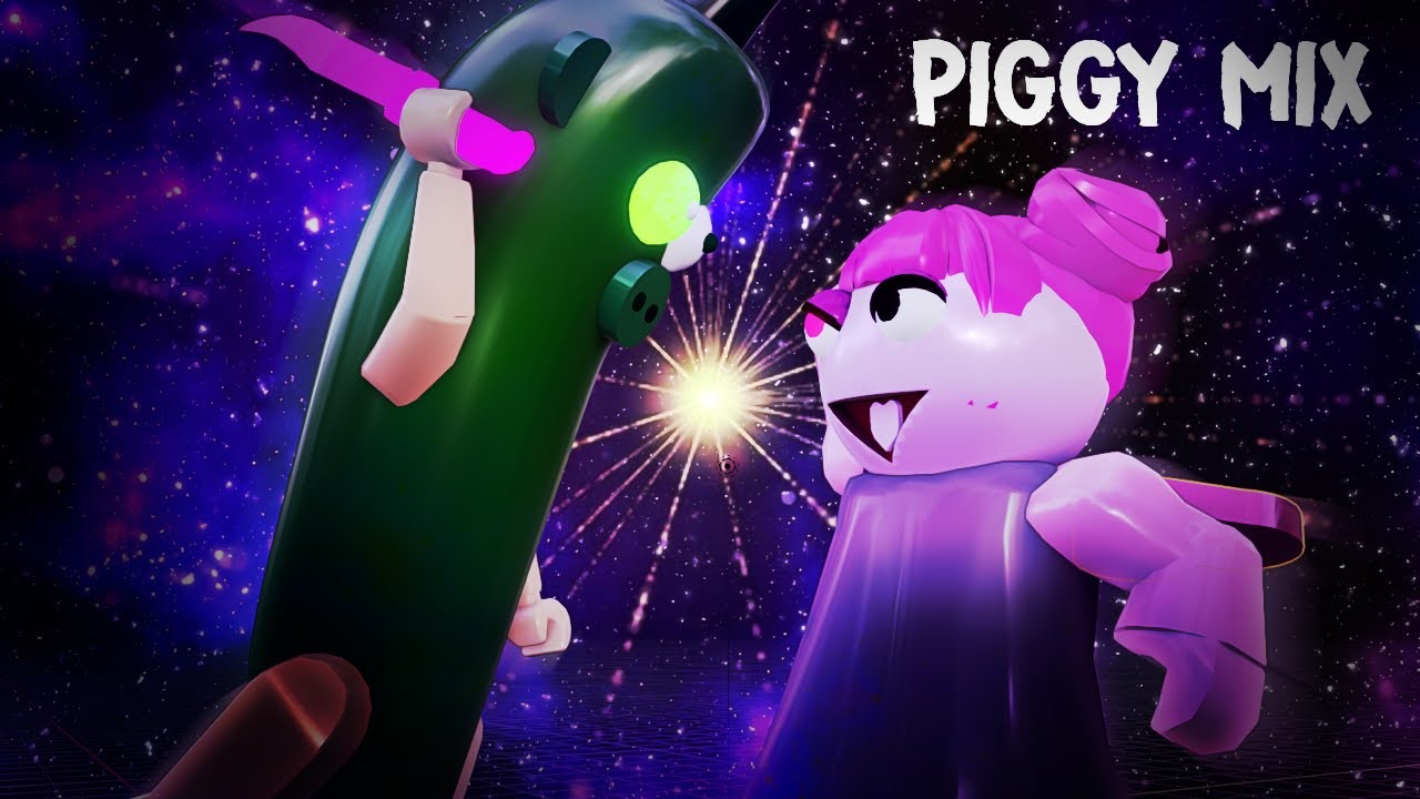 Playing my Piggy Game (Alvinblox kit) - YouTube