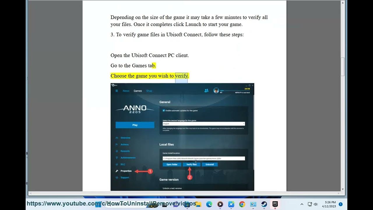 How To Validate Game Files On PC? - YouTube