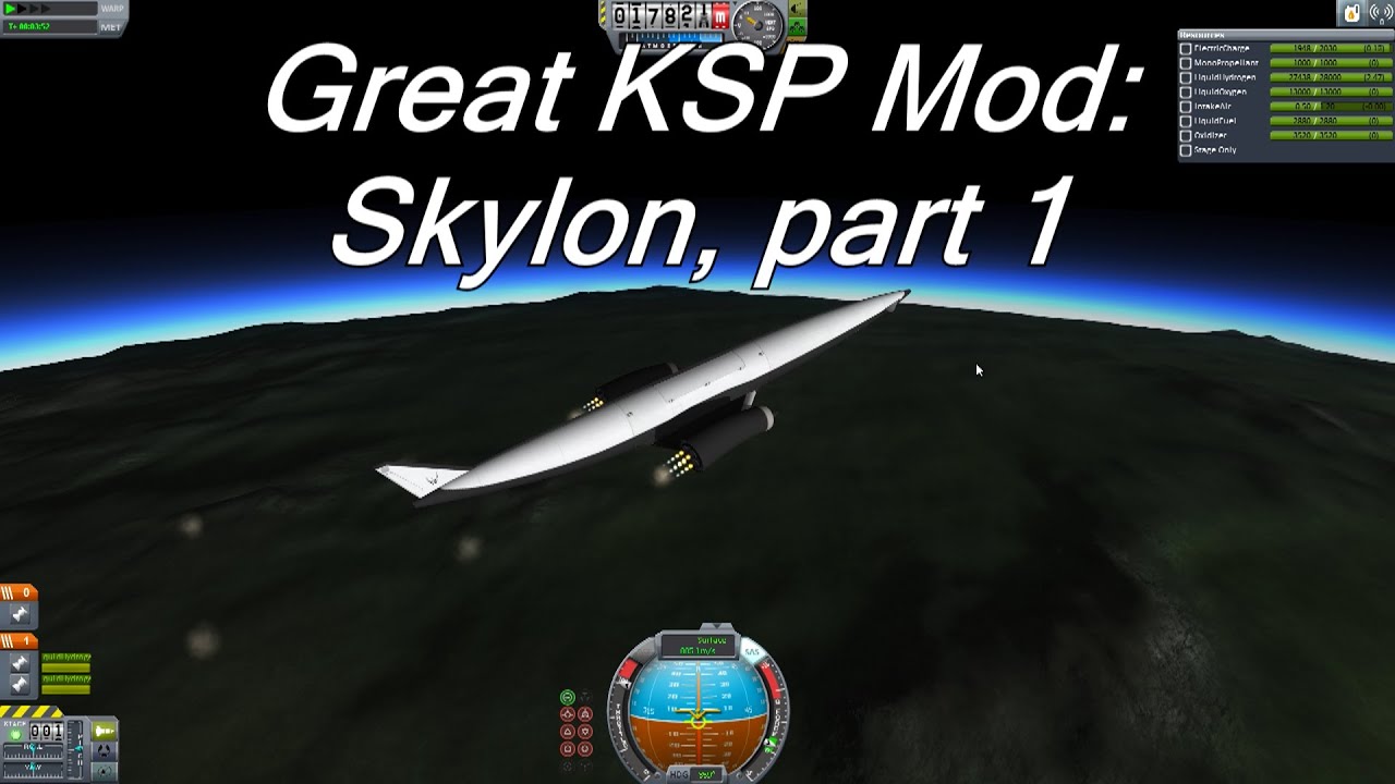 Great KSP Mod: Skylon, part 1 - YouTube