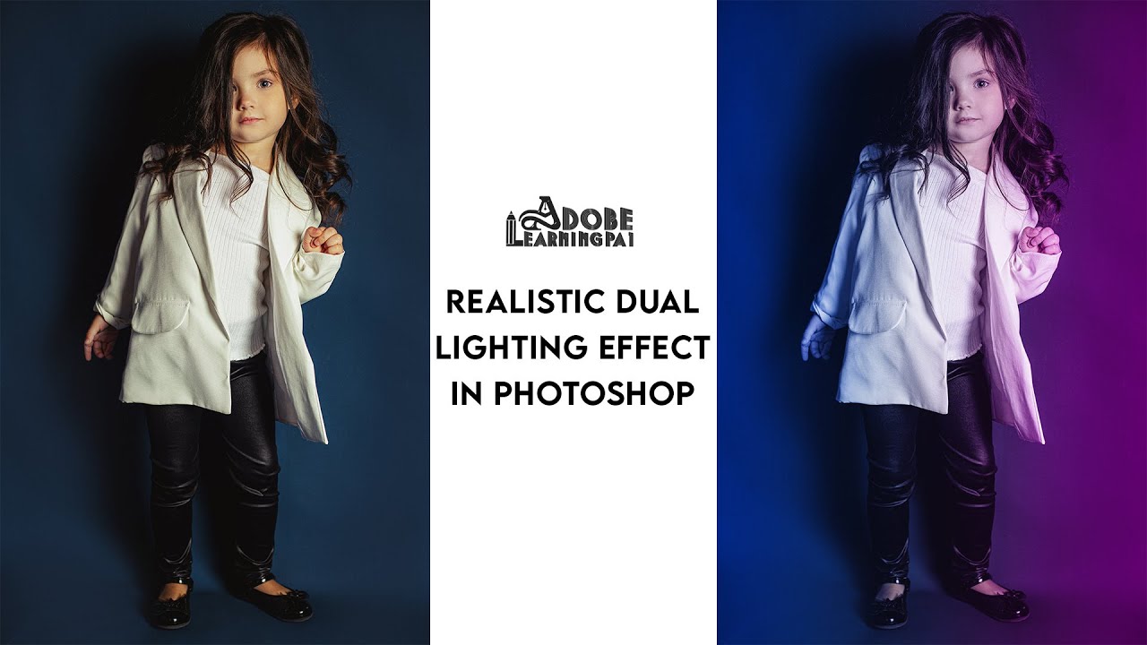 Realistic Dual Lighting Effect in Photoshop....Coming soon all classes ...
