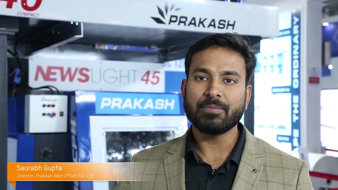 Automated by B&R - Prakash Web Offset Newslight 40 machine @ PrintPack ...