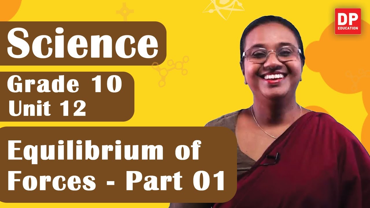 Lesson 12 - Equilibrium of Forces (Part 01) | Grade 10 Science in ...
