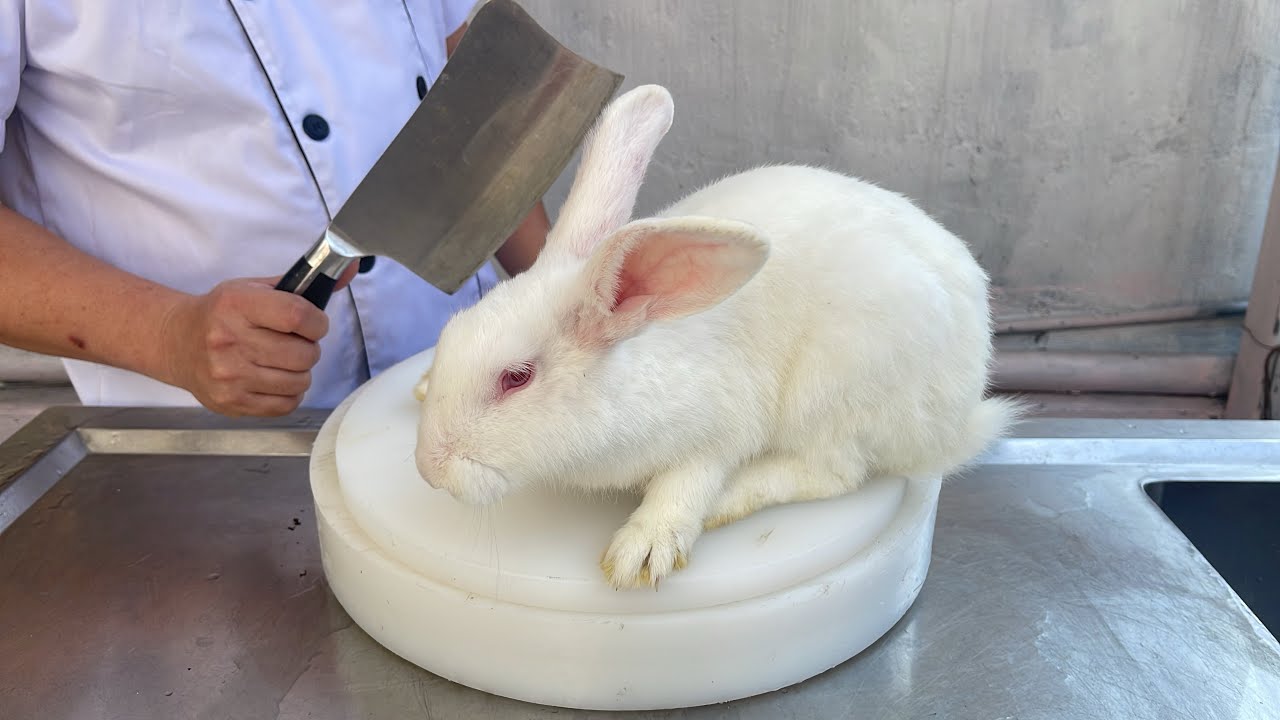 best salt roasted rabbit recipe, vietnamese food // Asian chef - YouTube