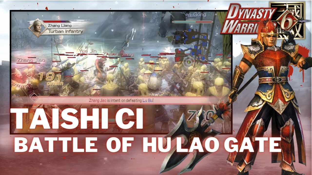 Dynasty Warriors 6 - Taishi Ci - Free Mode - Master Difficulty - Battle ...